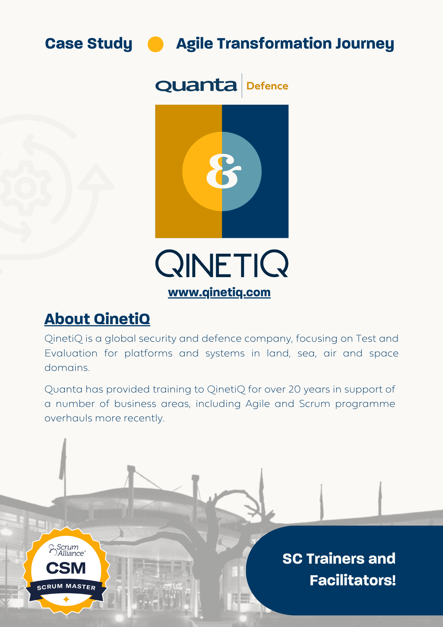 Case Study: QinetiQ Agile Transformation - Quanta